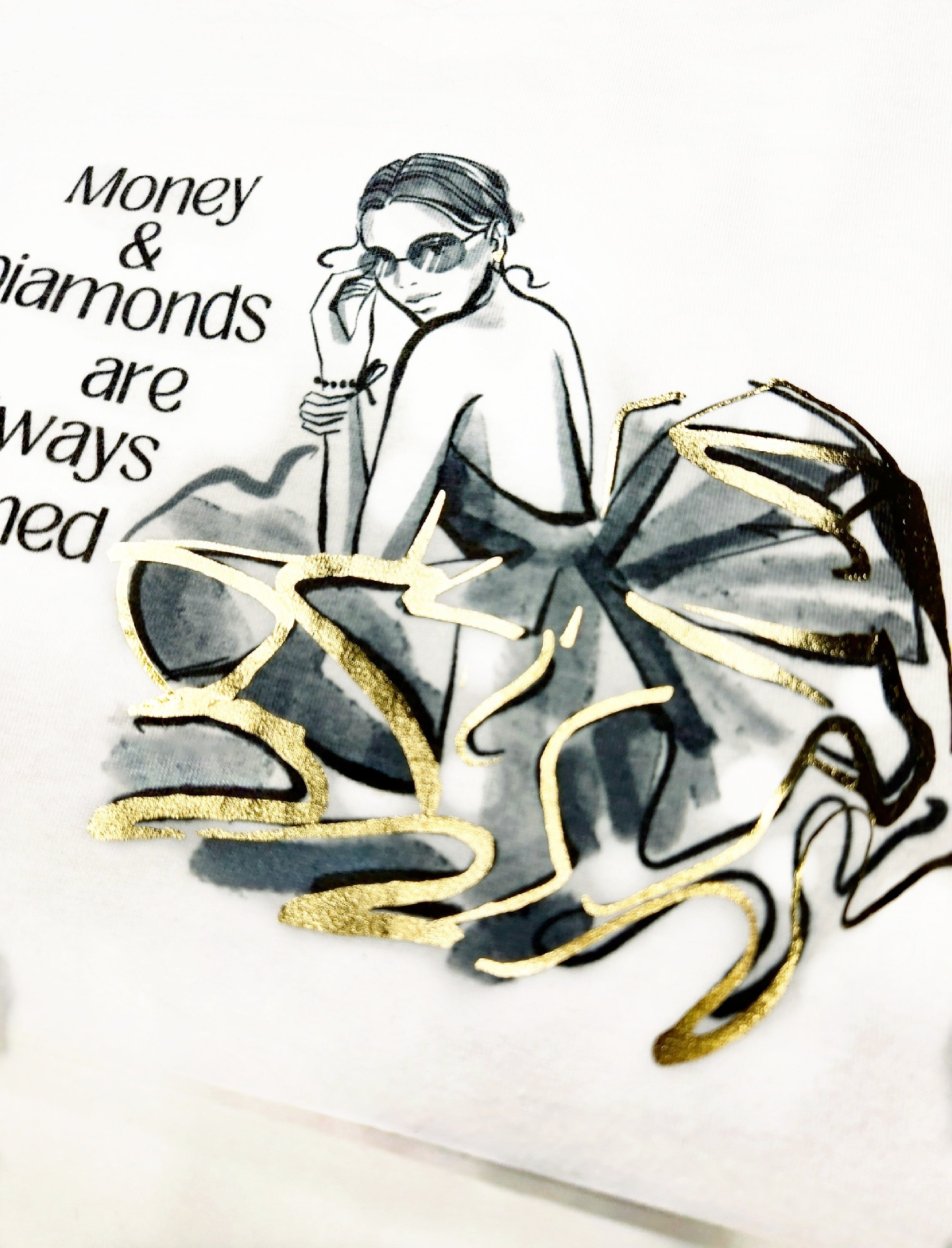Money & Diamonds T-Shirt– Decor Greetings