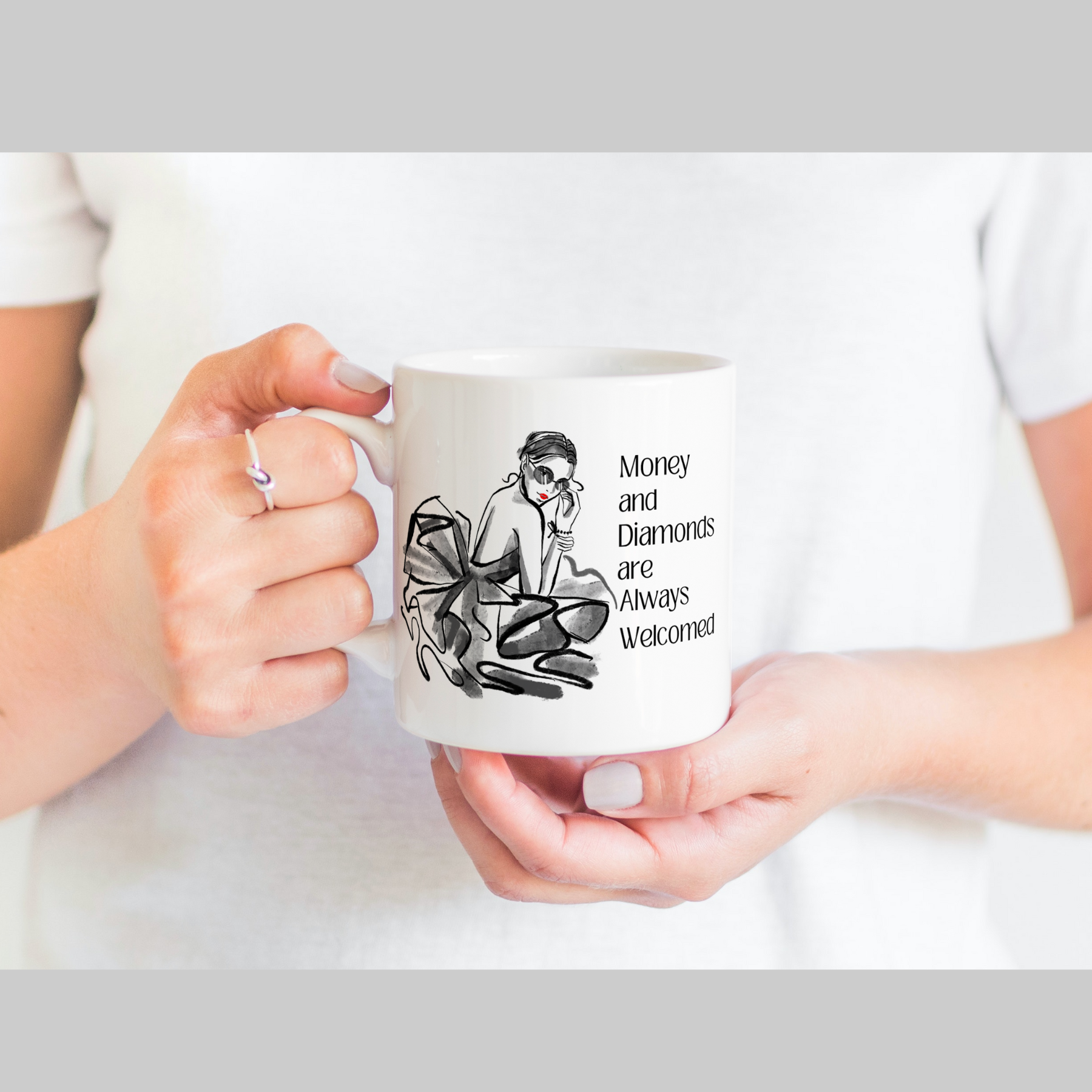 Money and Diamonds Mug– Decor Greetings
