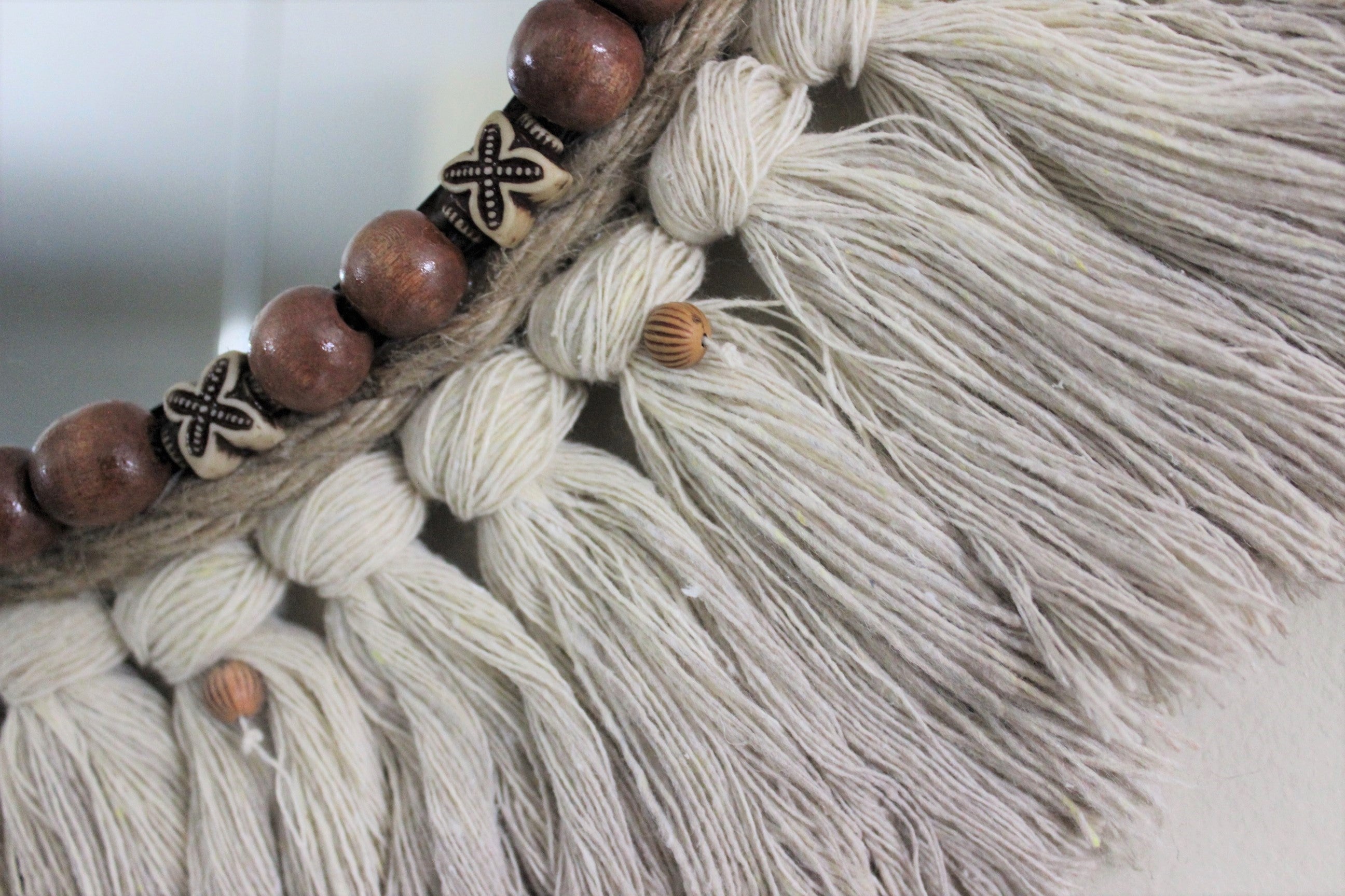 Boho Beaded Mirror– Decor Greetings