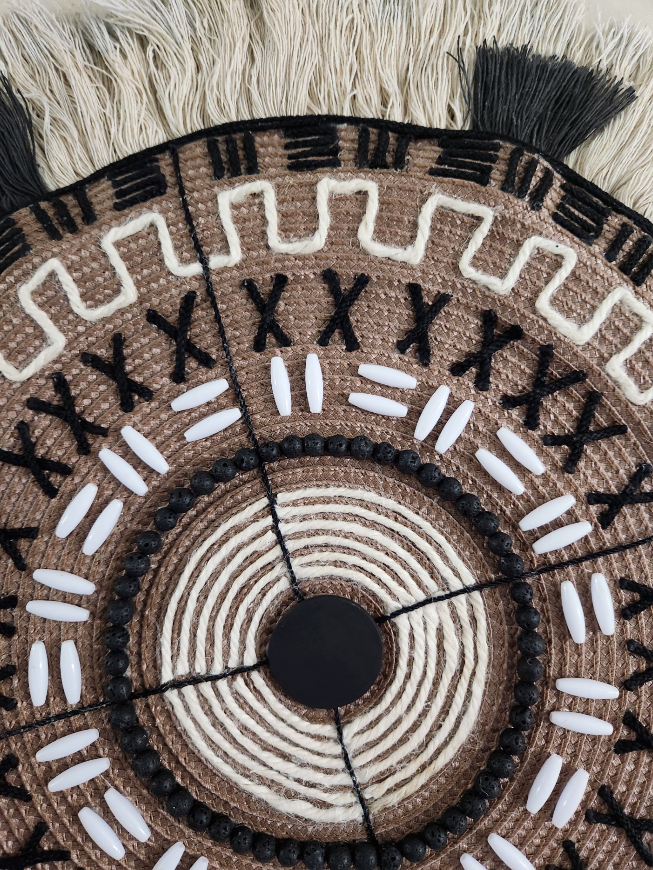 Tribal Disc Brown– Decor Greetings